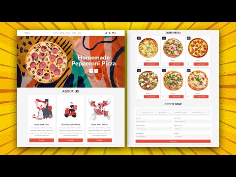 Complete Responsive Pizza Shop Website Using PHP PDO - Admin Login ...